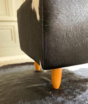 ‘Ballyquin Beach’ Cowhide Stool